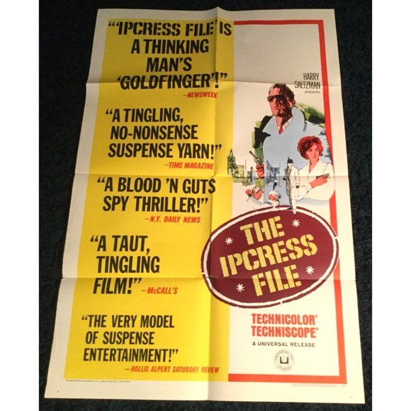 Art | 1965 The Ipcress File Thinking Mans Goldfinger Original Movie ...